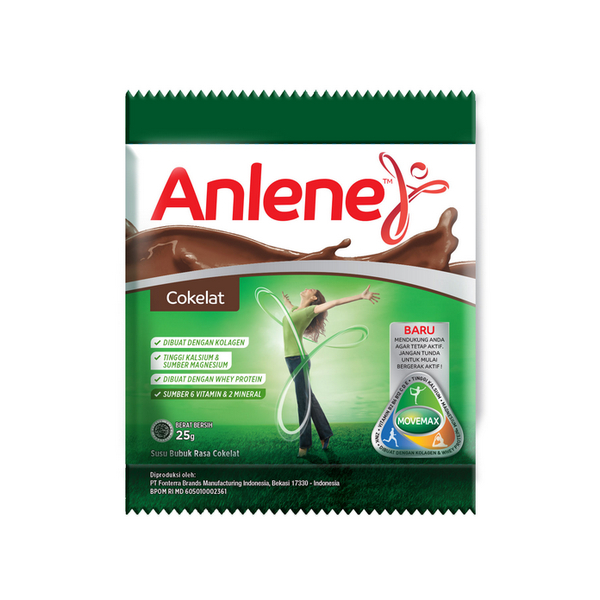 Jual ANLENE ACTIFIT SACHET RASA COKLAT 22 GR | Shopee Indonesia