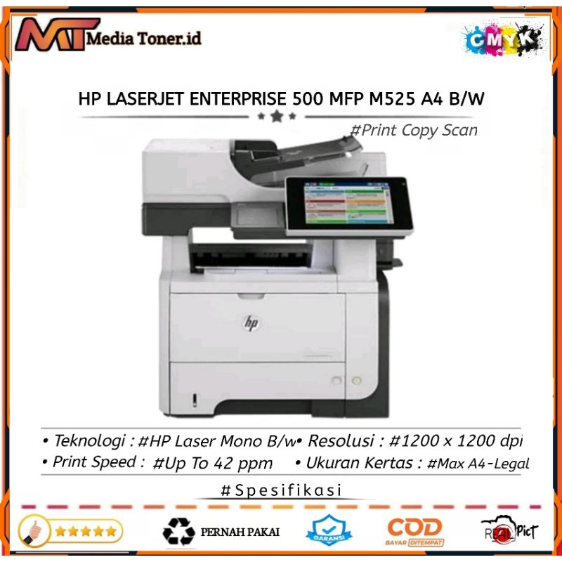 Jual Printer HP Laserjet Enterprise 500 MFP M252 Monochrome | Shopee ...