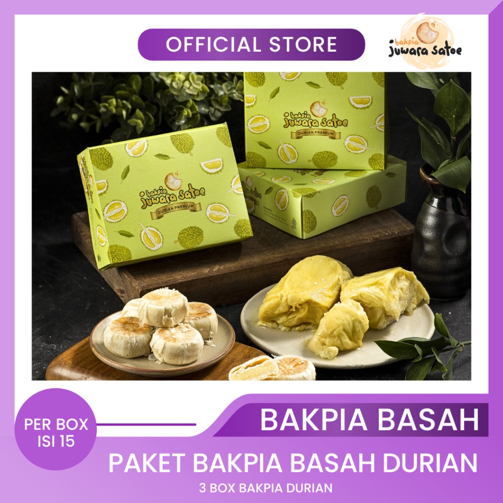 Jual 1212 BRANDS FESTIVAL BAKPIA JUWARA SATOE 3 Box Paket Bakpia Basah ...