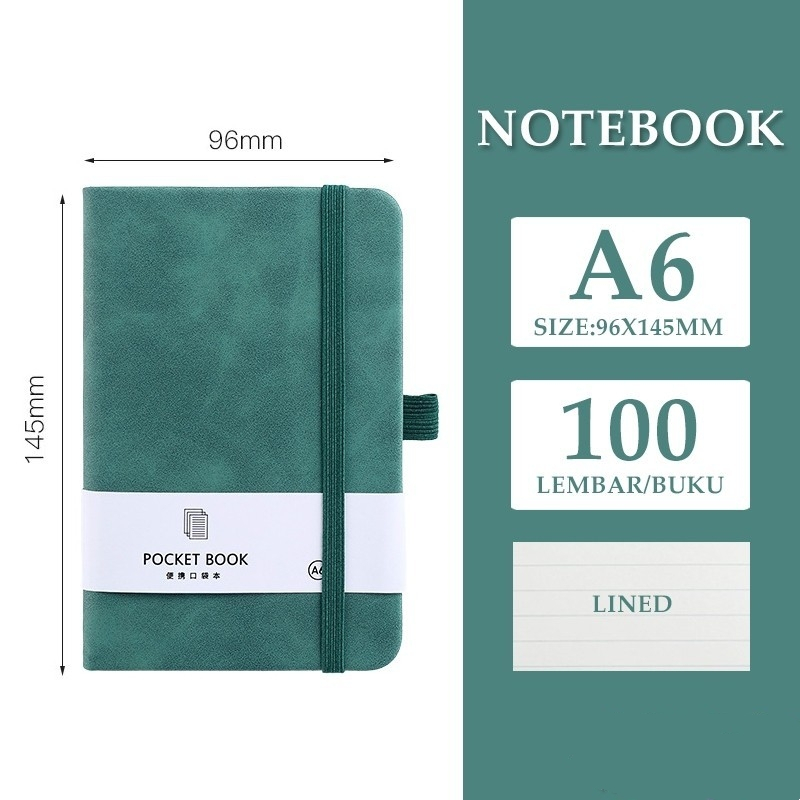 Jual Buku Notebook A6 Portable Mini Pocket Book A7 Notebook Buku A5