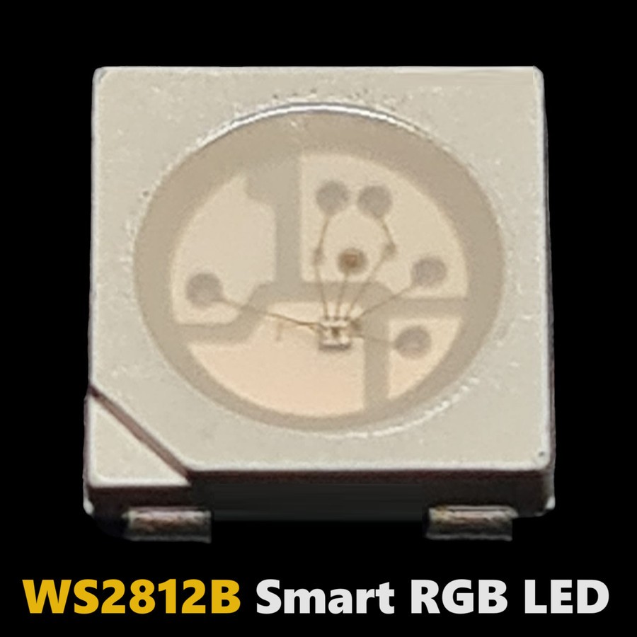 Jual Mata LED Strip RGB IC WS2812B SMD 5050 WS2812 Running Text Dot ...