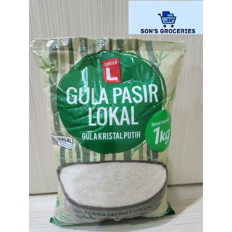 Jual GULA PASIR CHOICE L 1 KG | Shopee Indonesia