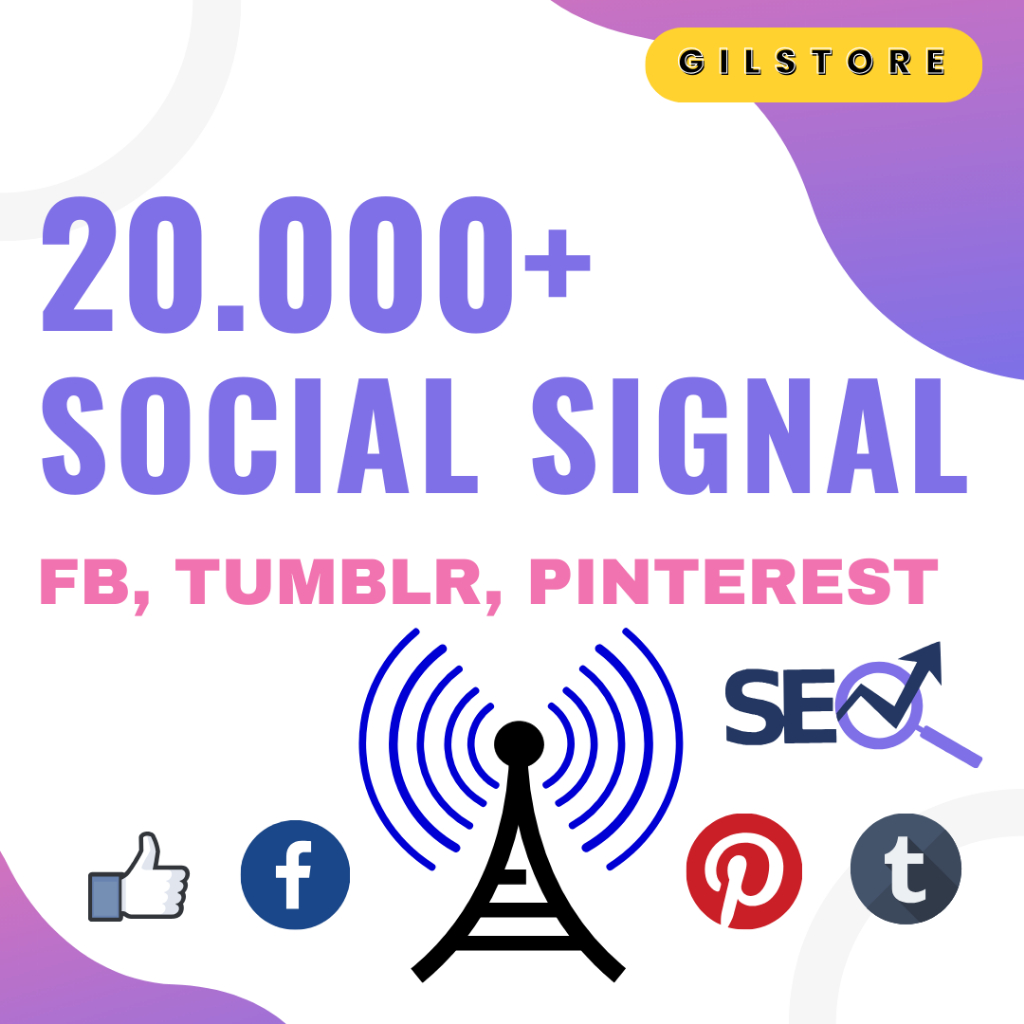 Jual 20000+ Social Signal Untuk Web Blog Website - SEO Off Page - Sinyal Media Sosial | Shopee ...
