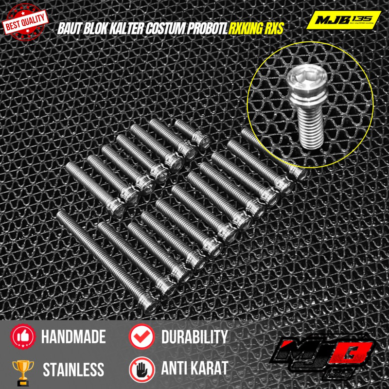 Jual BAUT BAUD L STAINLESS BLOK KALSTER BAK MESIN RXKING RXS RXK YT ...