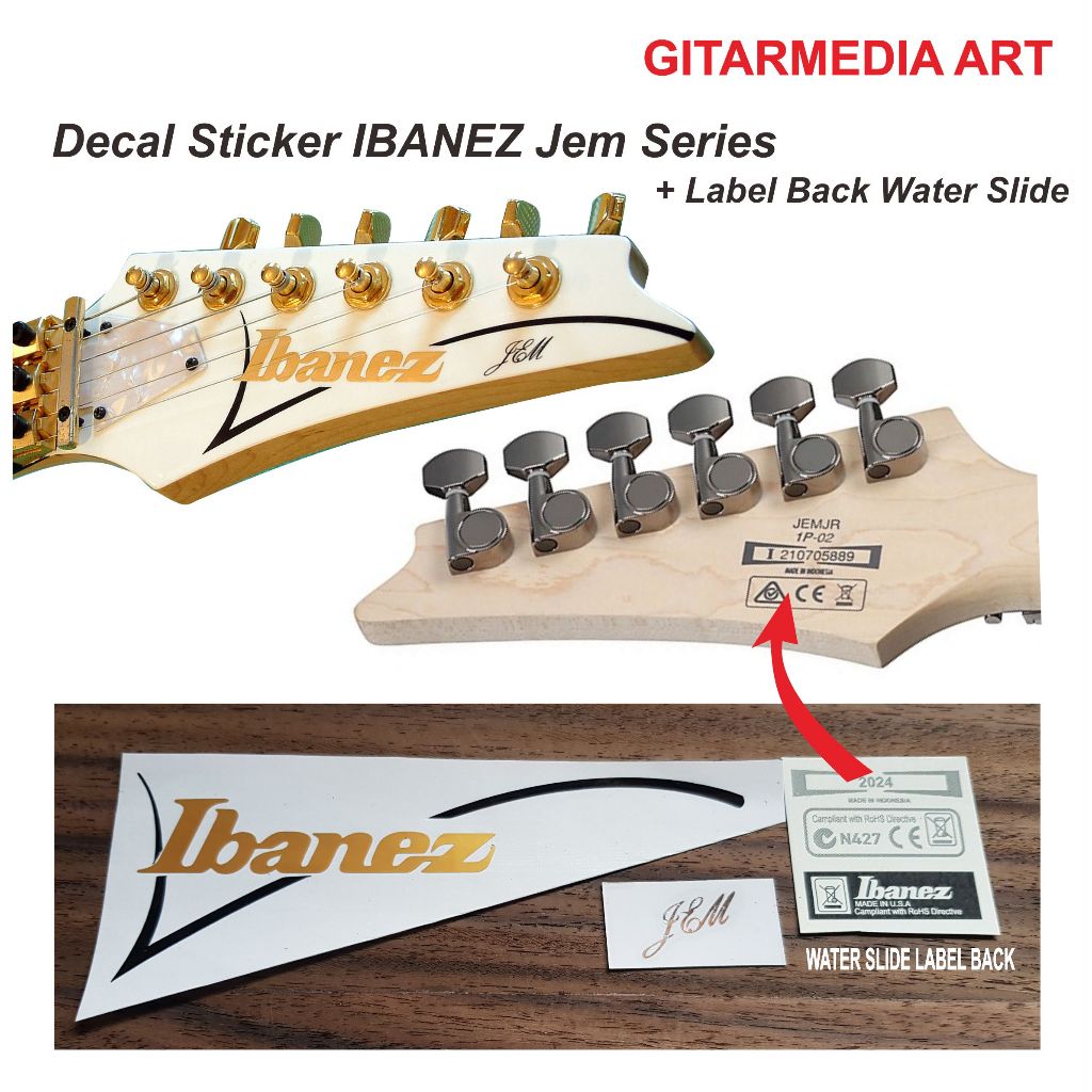 Jual logo ibanez jem sticker ibanez jem logo jem logo head ibanez jem ...