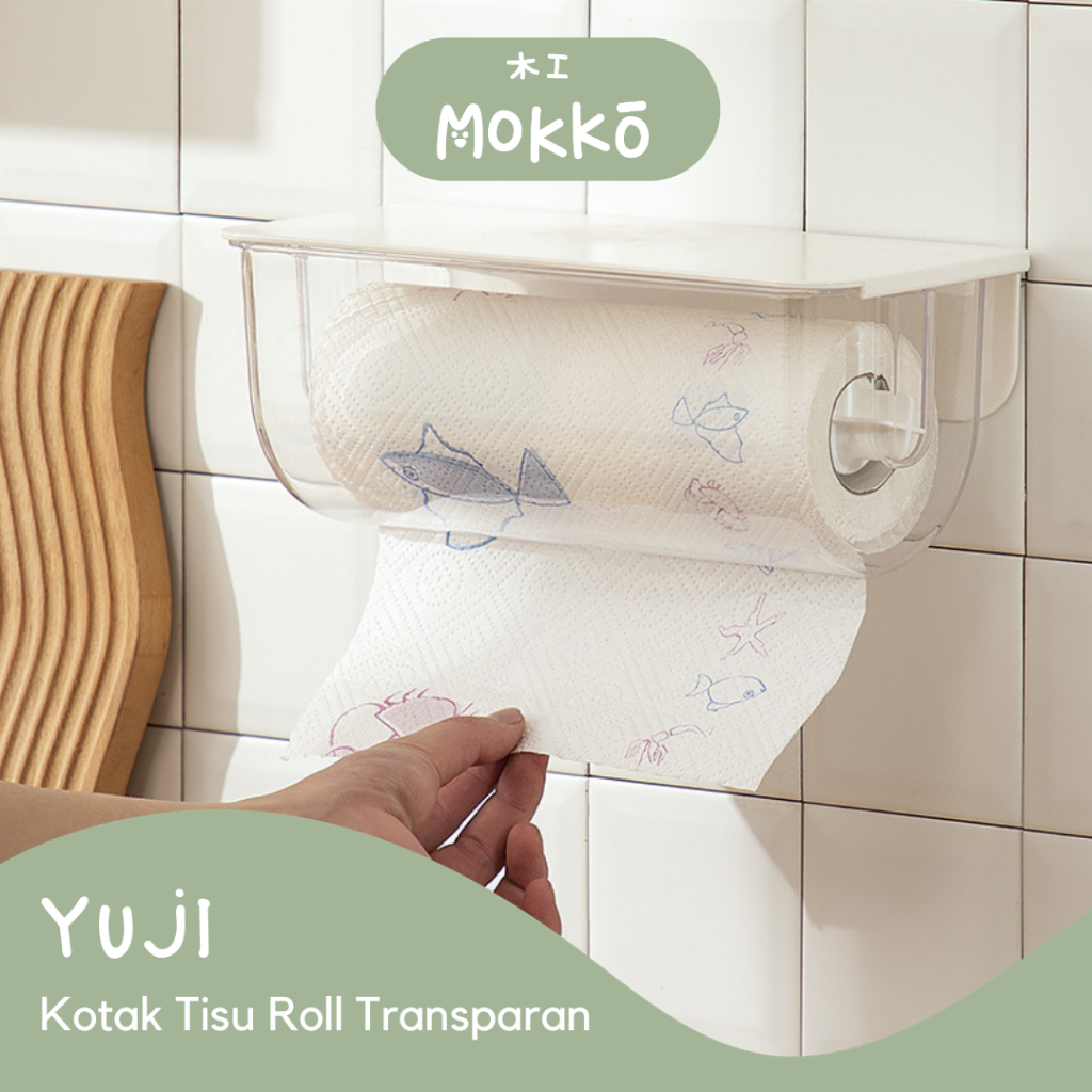 Jual MOKKO - YUJI Tempat Tissue Roll Mudah Box Tissue Toilet Estetis ...
