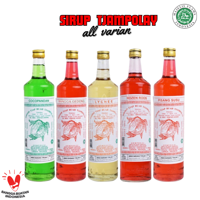 Jual Sirup Tjampolay Pisang Susu Oleh Oleh Khas Cirebon Sirup Campolay ...