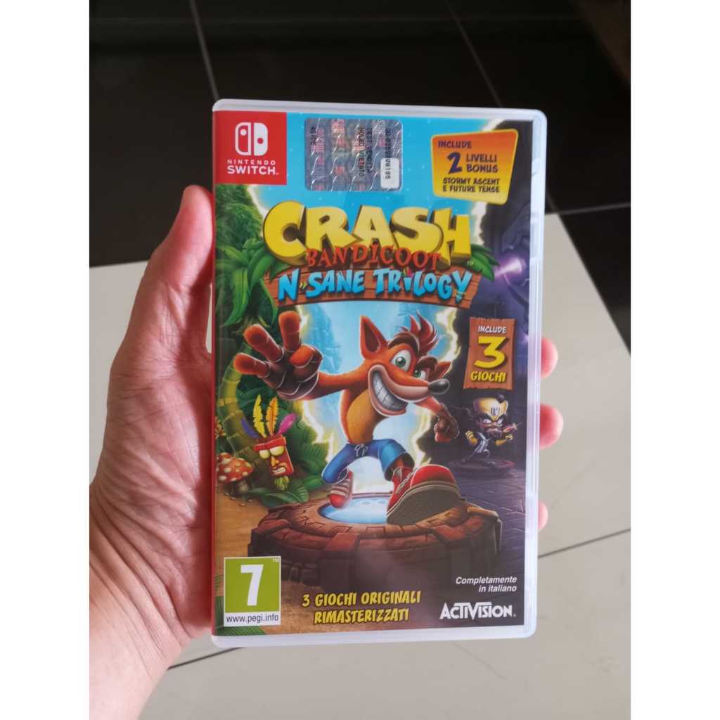 Jual Nintendo Switch Crash Bandicoot N. Sane Trilogy | Shopee Indonesia