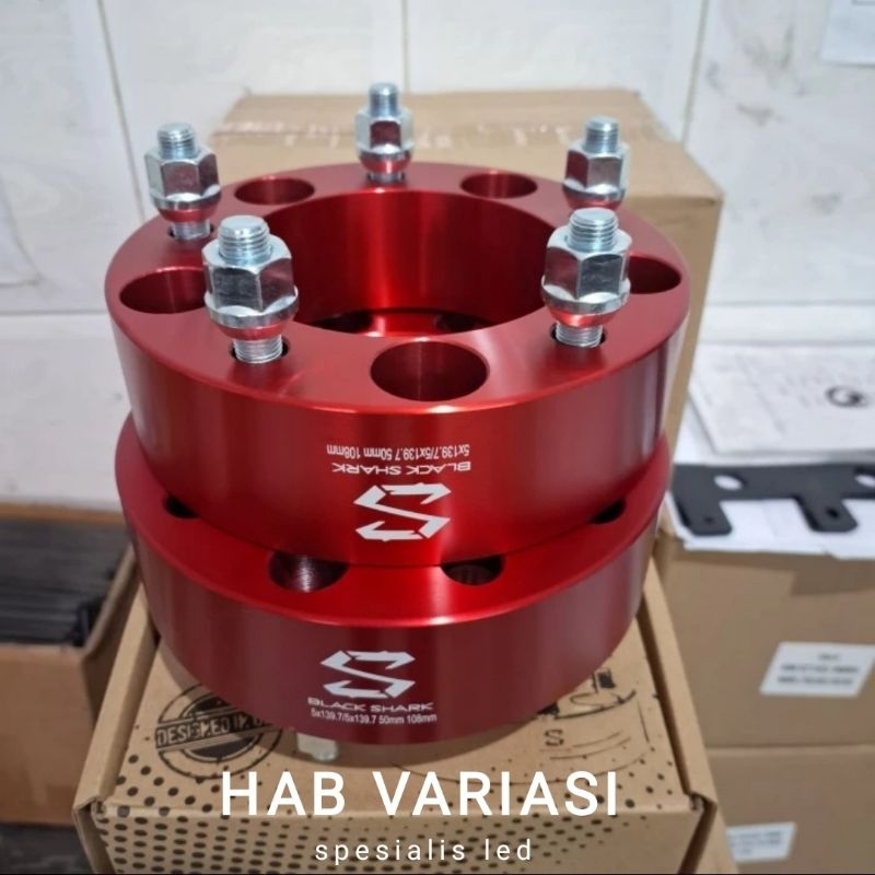 Jual Spiser Spaser wheel Alumunium Adaptor Roda Ban Mobil Taft 5 cm ...