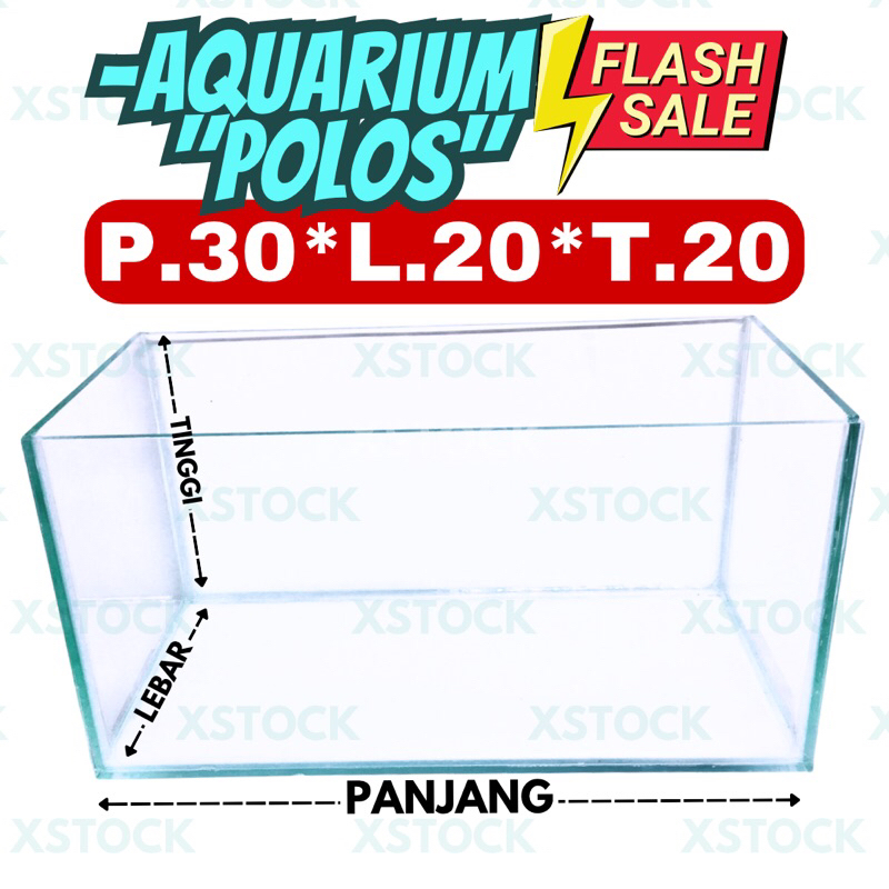Jual AQUARIUM KACA 60x25x30 LINK INSTAN OJOL TANK AKUARIUM AQUASCAPE ...