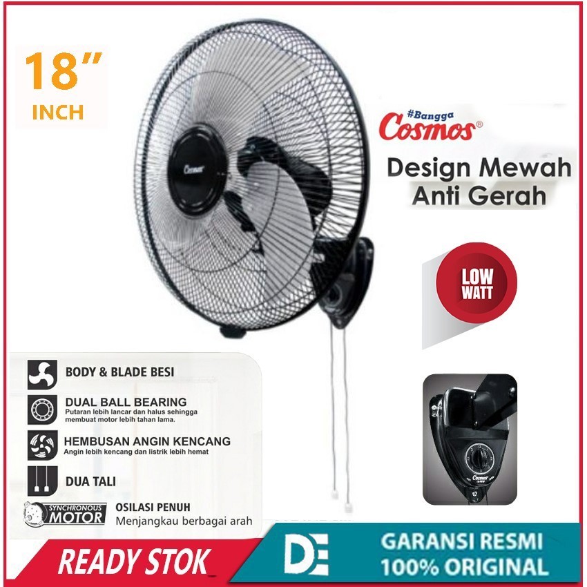 Jual Cosmos Wall Fan Kipas Angin Dinding Besi WIF-1803 (18 Inch ...