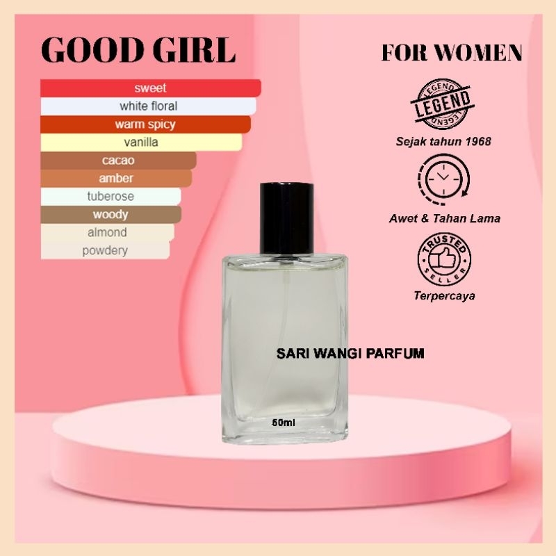Jual 50ml Good Girl ( Parfum refill in the line of Good Girl ) | Shopee ...