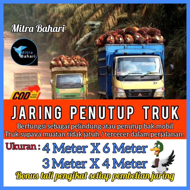 Jual JARING PENUTUP TRUK | JARING SAWIT | JARING TRUK SAMPAH | JARING ...
