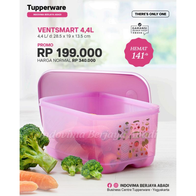 Jual Tupperware Ventsmart 4,4L | Shopee Indonesia