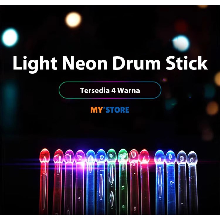 Jual Stick Pound Fit Workout Poundfit Stik Neon Drum Stick Pound 5A ...