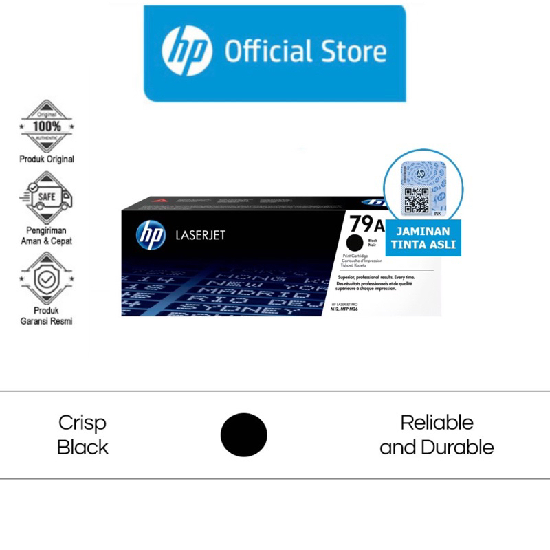 Jual Tinta toner 79A black original CF279A | Shopee Indonesia