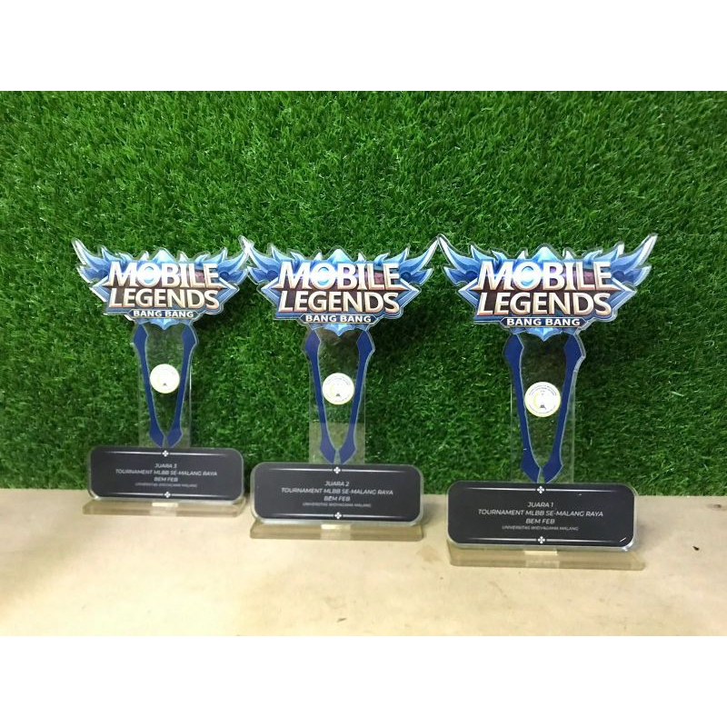 Jual Trophy Mobile Legend Piala Mobile Legend Akrilik Custom | Shopee ...