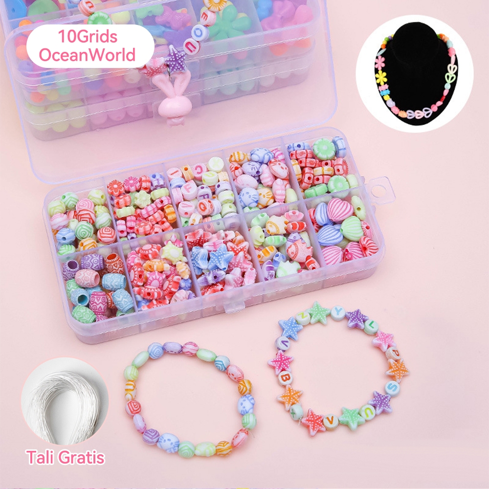 Jual Mumystation mainan edukasi kreatifitas anak meronce gelang kalung ...
