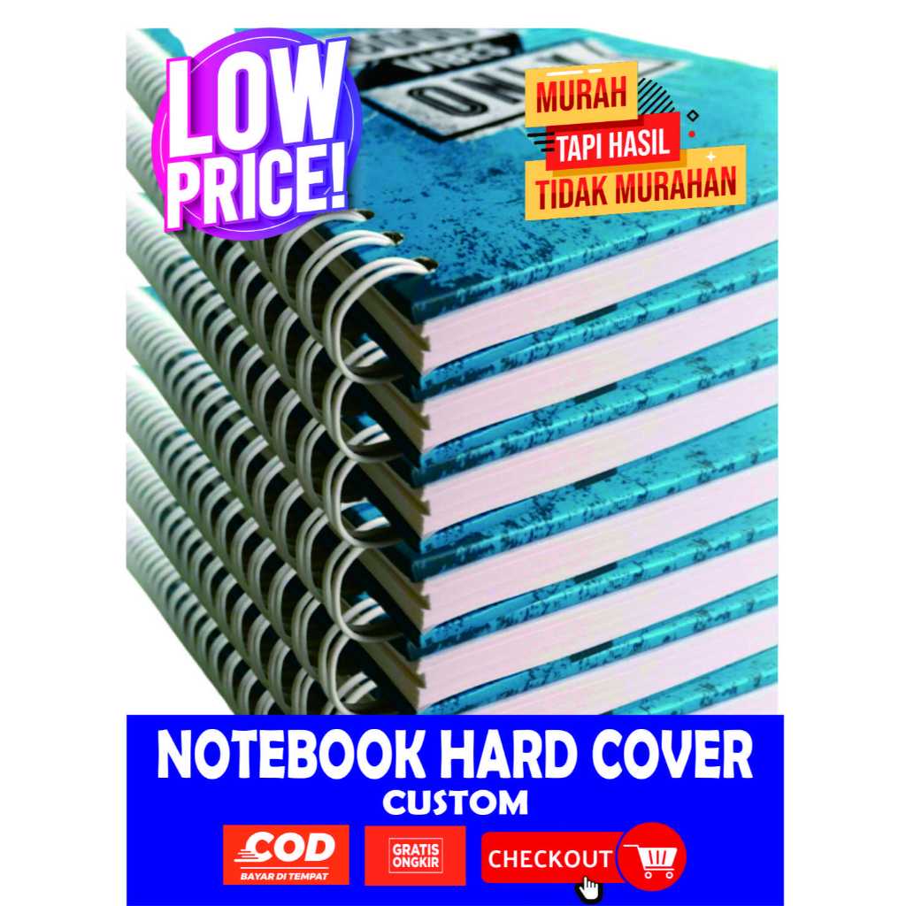 Jual Notebook HARDCOVER Spiral A5 Custom Murah | Shopee Indonesia