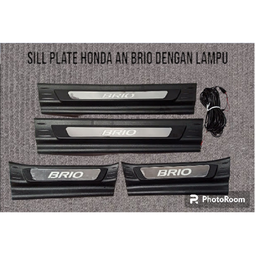 Jual Sill Plate Samping Honda AN Brio/ Panel pelindung ambang pintu ...