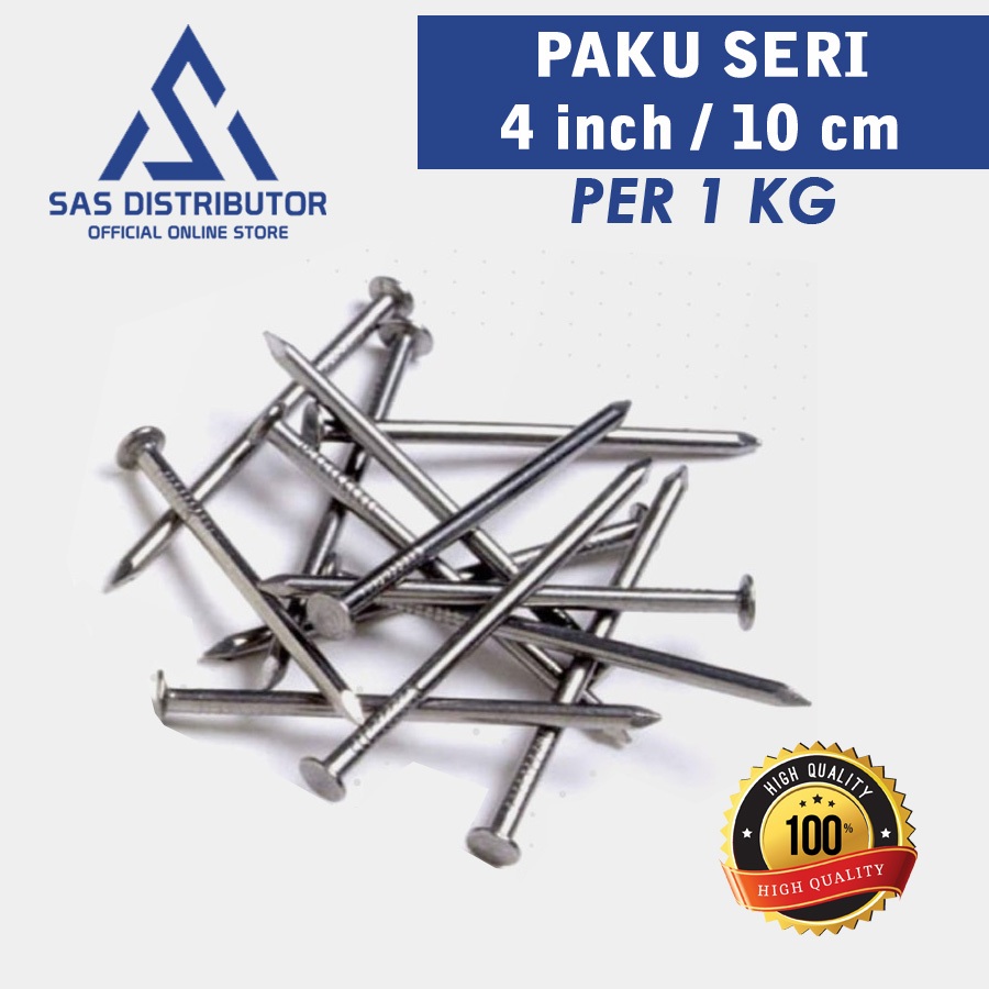 Jual Paku Kayu Seri 4 cm, 5 cm, 7 cm, 10 cm 1 Kg | Paku Seri 1,5 - 2 ...