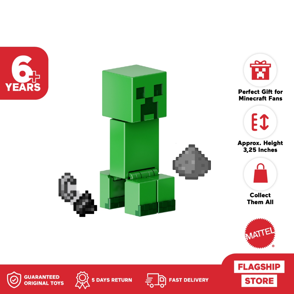 Jual Minecraft Core Figure Creeper - Mainan Action Figure | Shopee ...