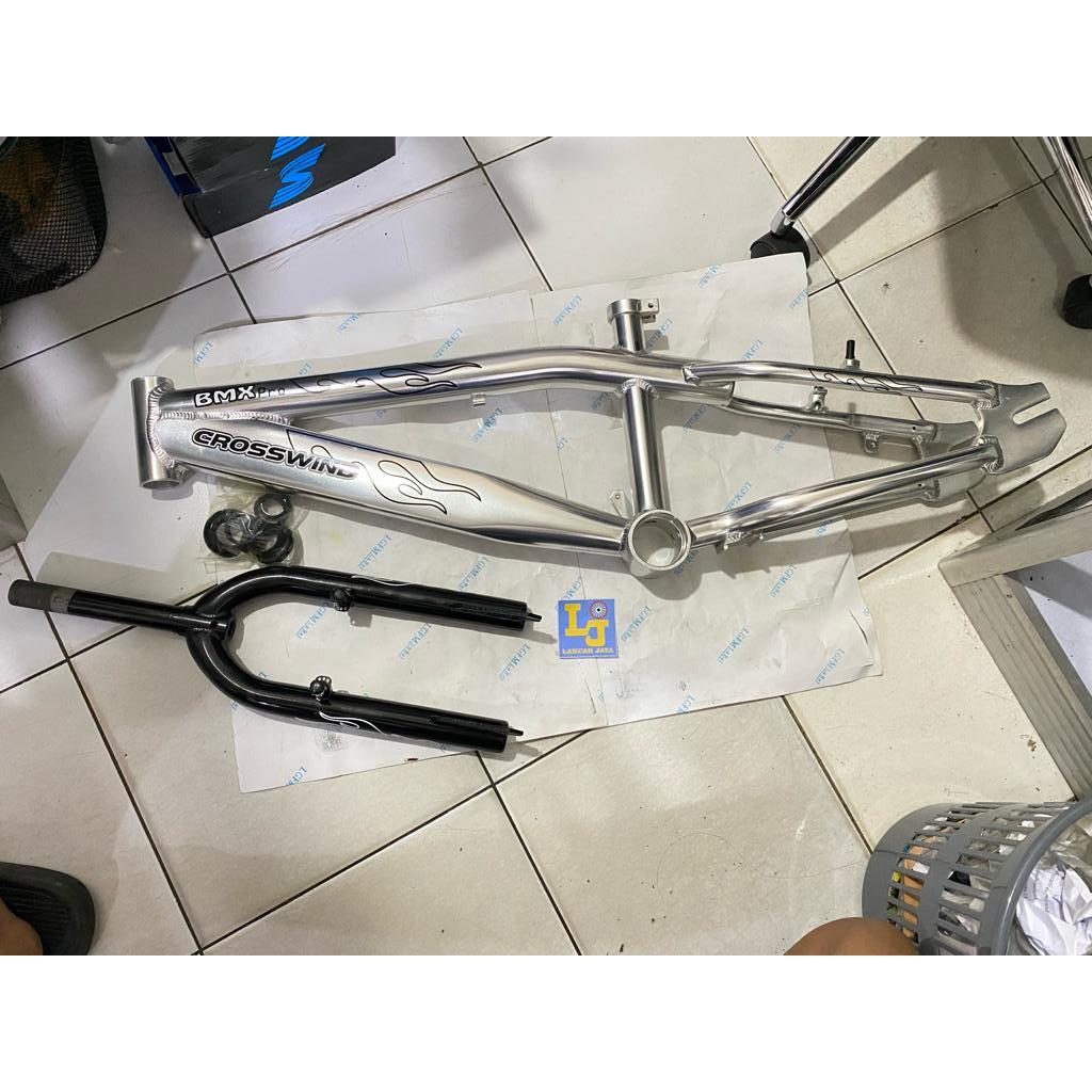 Jual Frame Frameset Sepeda BMX 20" Inch Rangka Body Batangan Crosswind ...