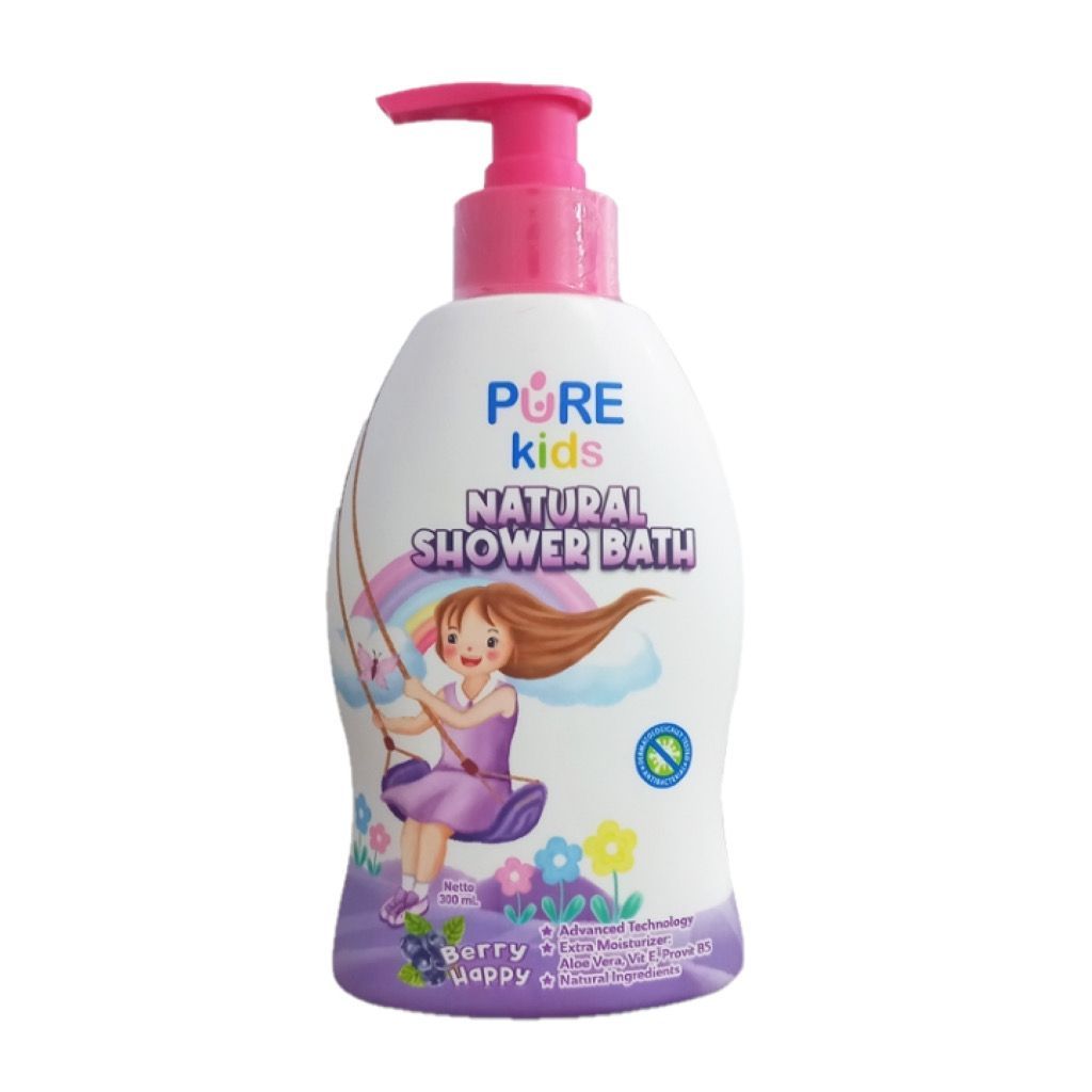 Jual PURE KIDS Natural Shower Bath Kemasan 100ml & 300ml | Sabun Mandi ...