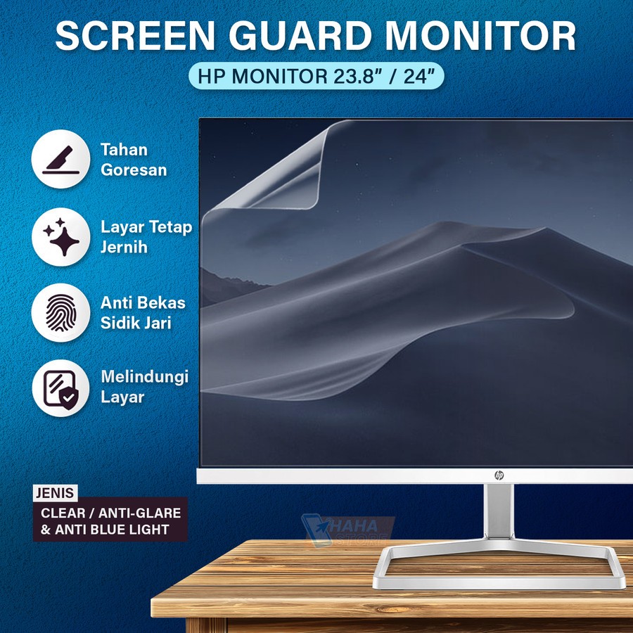 Jual Anti Gores HP Monitor 23.8 24 inch M24fwa Screen Guard Layar PC ...