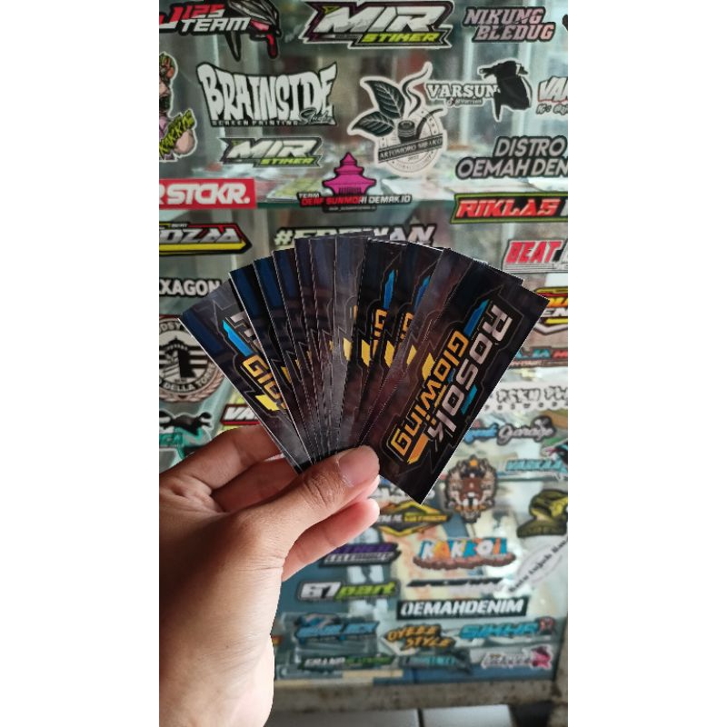 Jual stiker motor viral rosok glowing | Shopee Indonesia