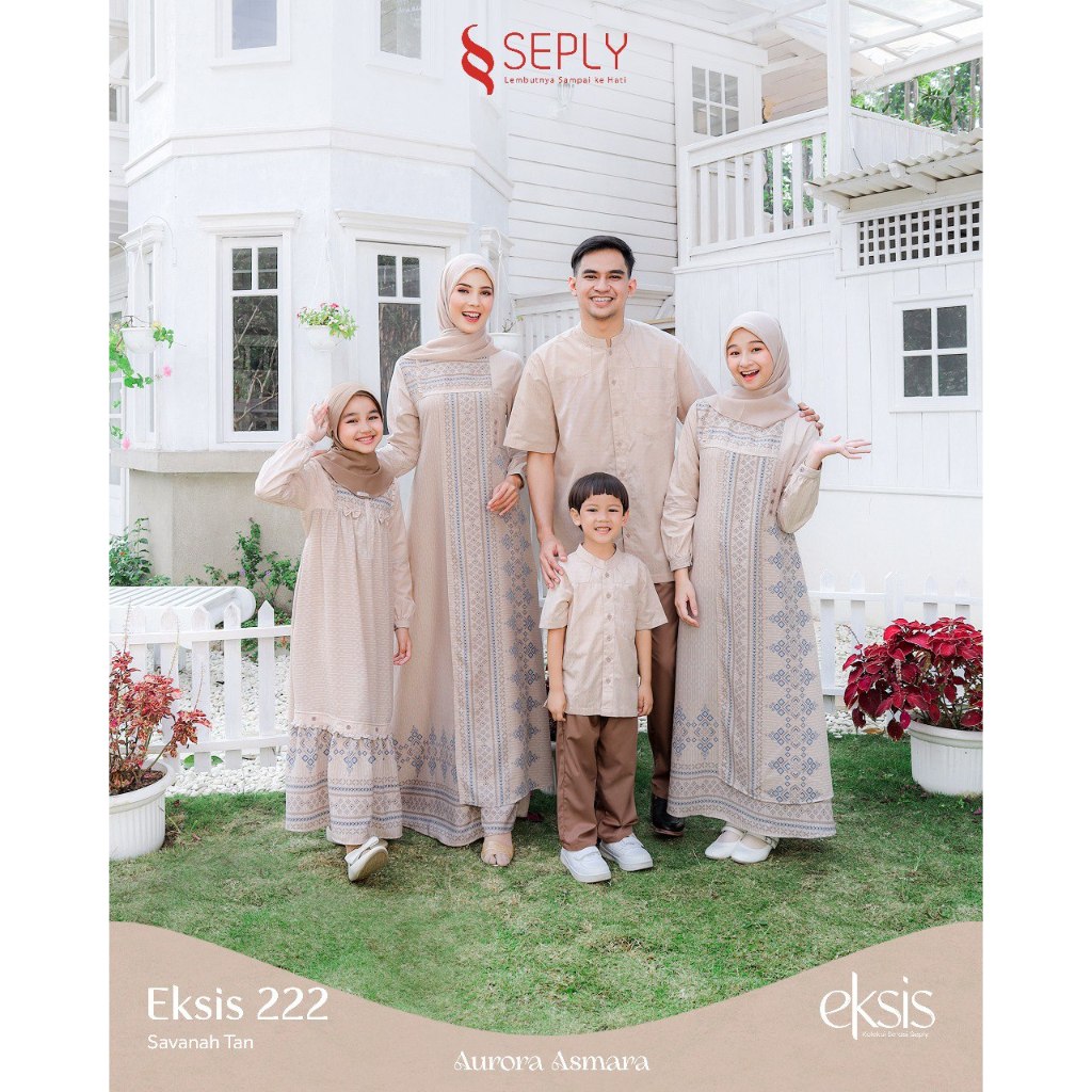 Jual Seply Eksis 222 Savanah Tan Sarimbit Lebaran Terbaru | Shopee ...