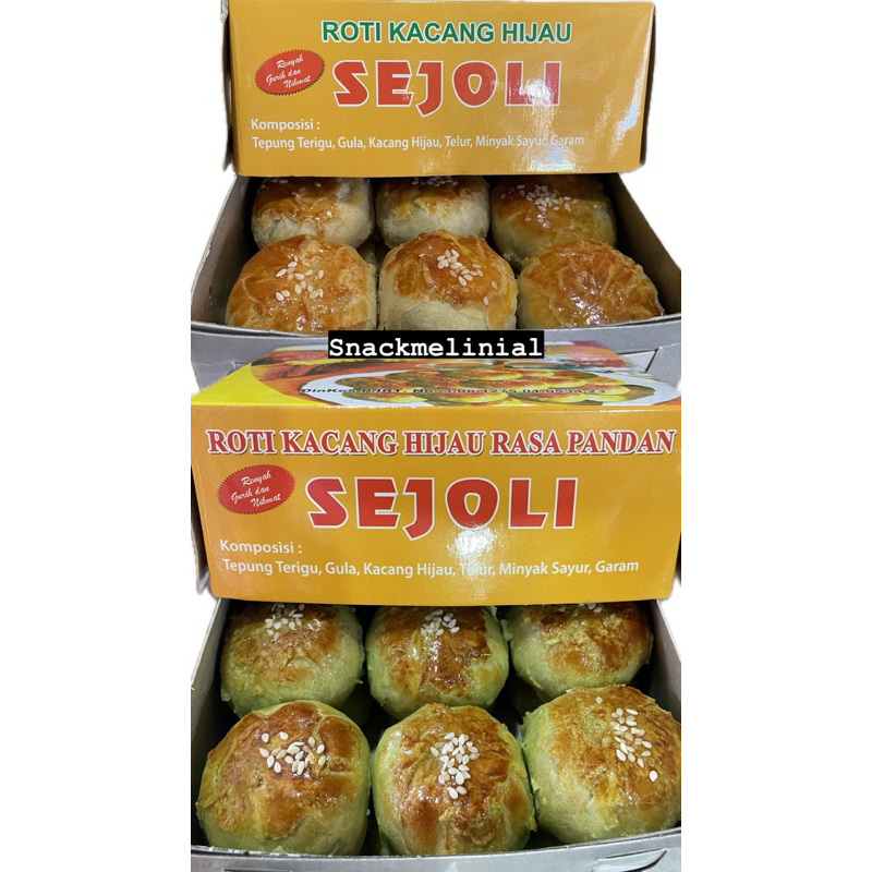 Jual pia kacang | roti kacang sejoli | roti kacang hijau | Shopee Indonesia