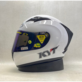 Jual KYT R10 Solid White || Paket Ganteng Free Spoiler - Helm Full Face ...