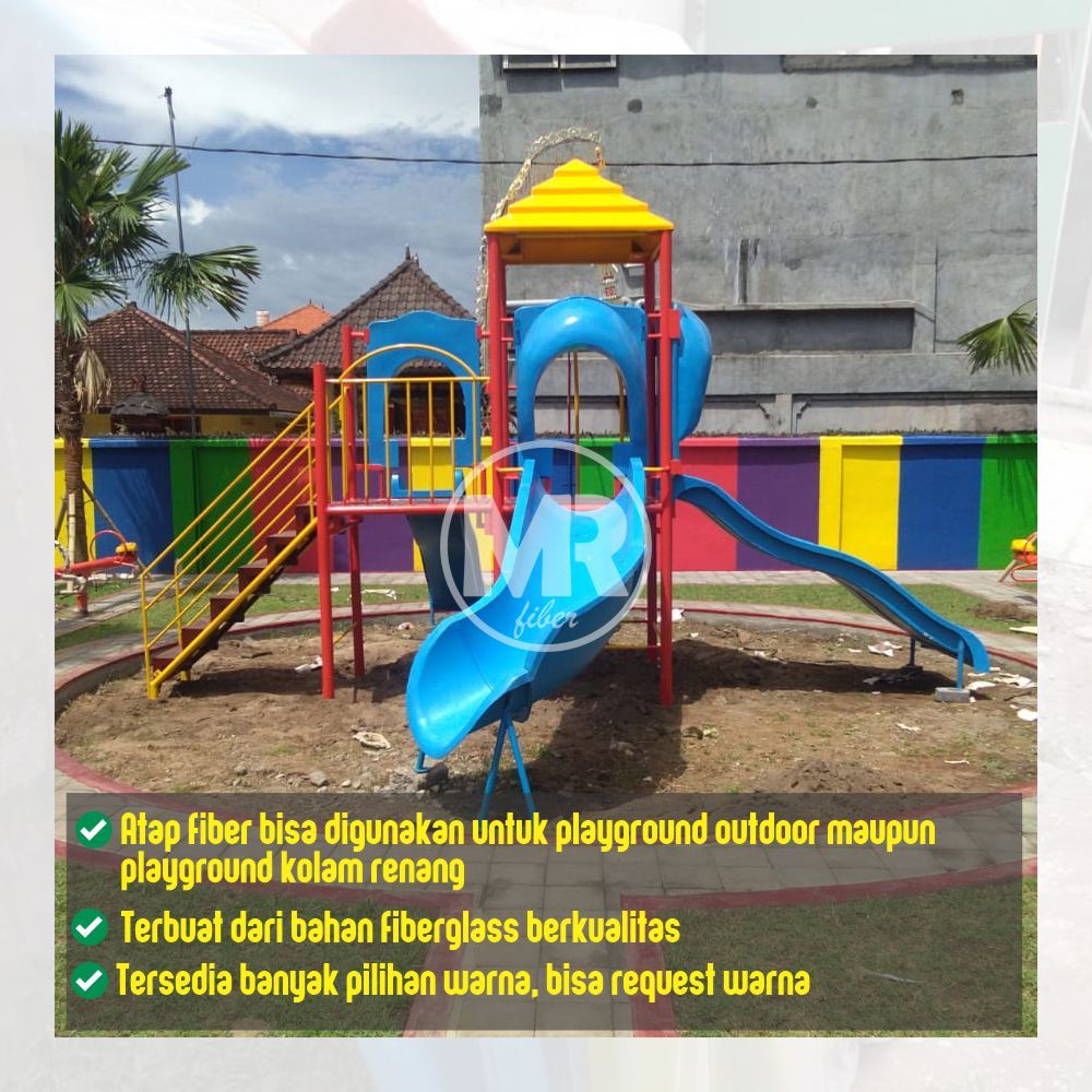 Jual Mainan Playground Anak Indoor Outdoor Seru part Atap fiberglass ...