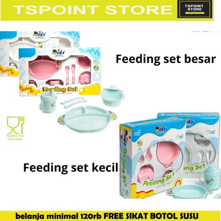 Jual Dodo Feeding Small/Large Alat Makan/Kado Bayi Hampers ...