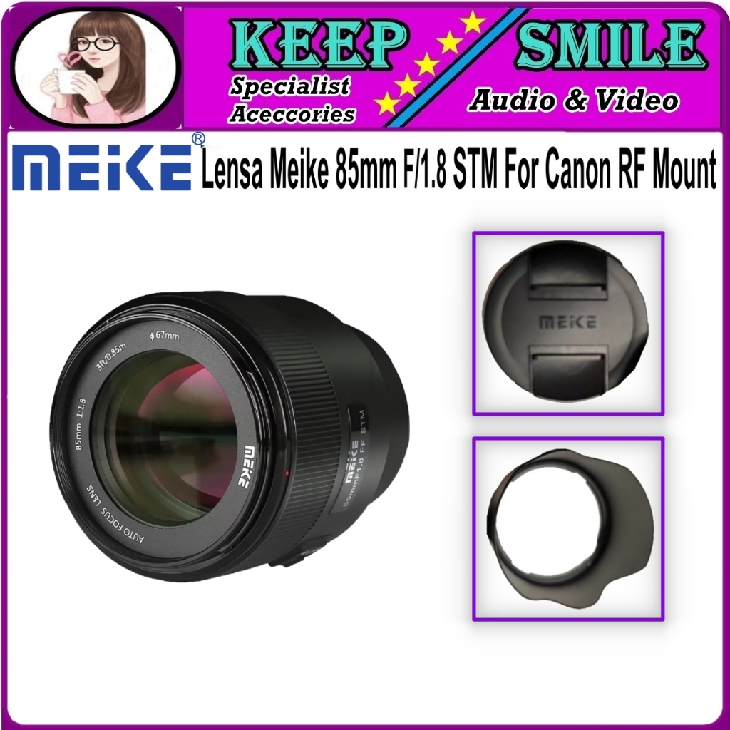 Jual Lensa Meike 85mm F1.8 STM For Canon Mirrorless RF Mount | Shopee ...