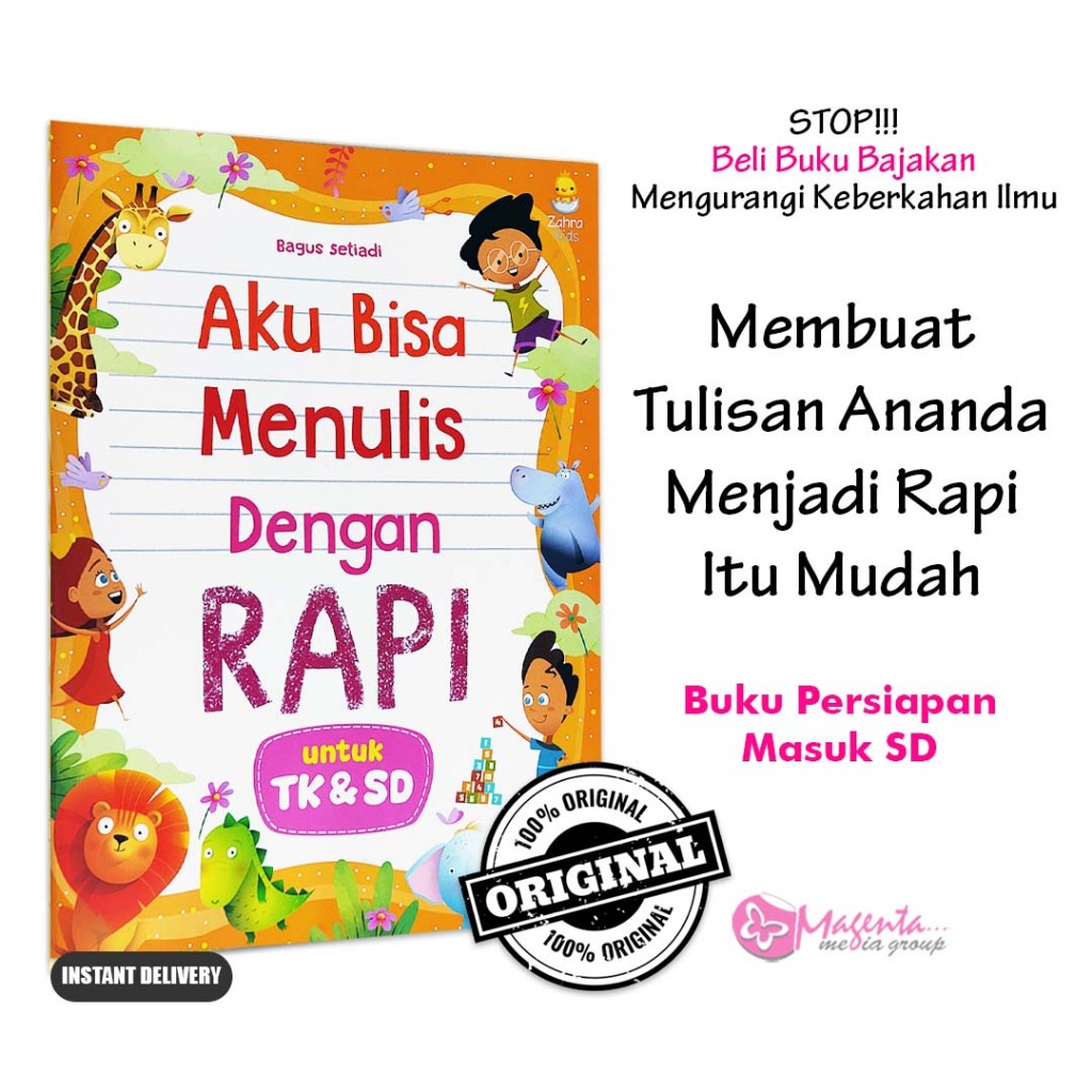 Jual Buku Belajar Menulis - Aku Bisa Menulis Dengan Rapi Untuk TK & SD ...