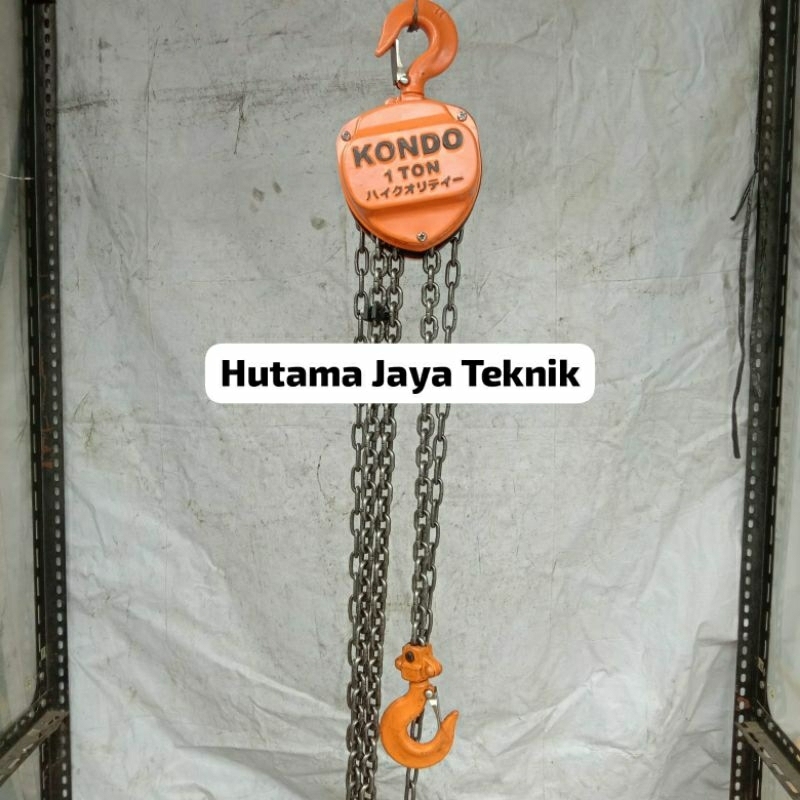 Jual KONDO || Chain Block Blok Derek Katrol Takel || 1 T Ton 1T 1Ton ...