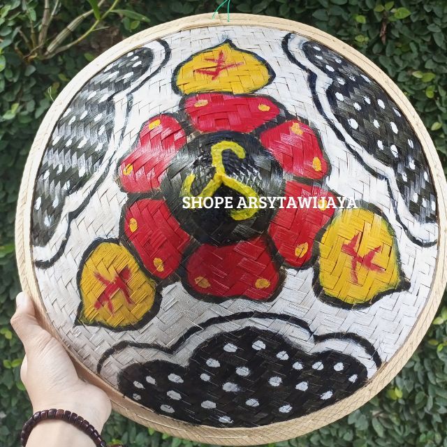 Jual Caping Lukis Premium Cat Awet Tahan Lama - Caping Lukis Bambu ...