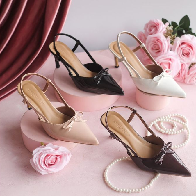 Jual Cupid String Heels — X Natassa Tanis — Tangerine Marché | Patent ...