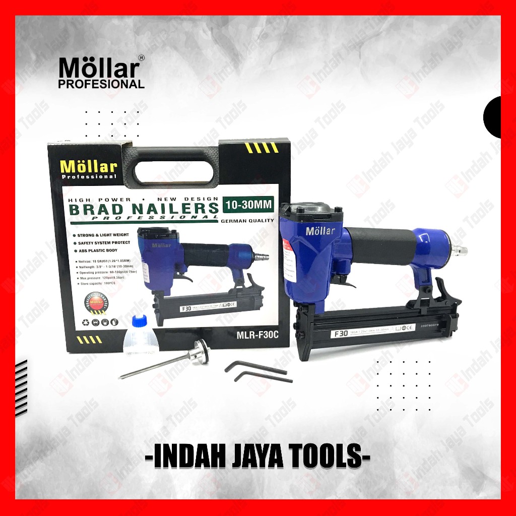 Jual MOLLAR ANGIN F30 Air Nailer F30 MOLLAR / Mesin Alat Paku Tembak Staples Stapler | Shopee ...
