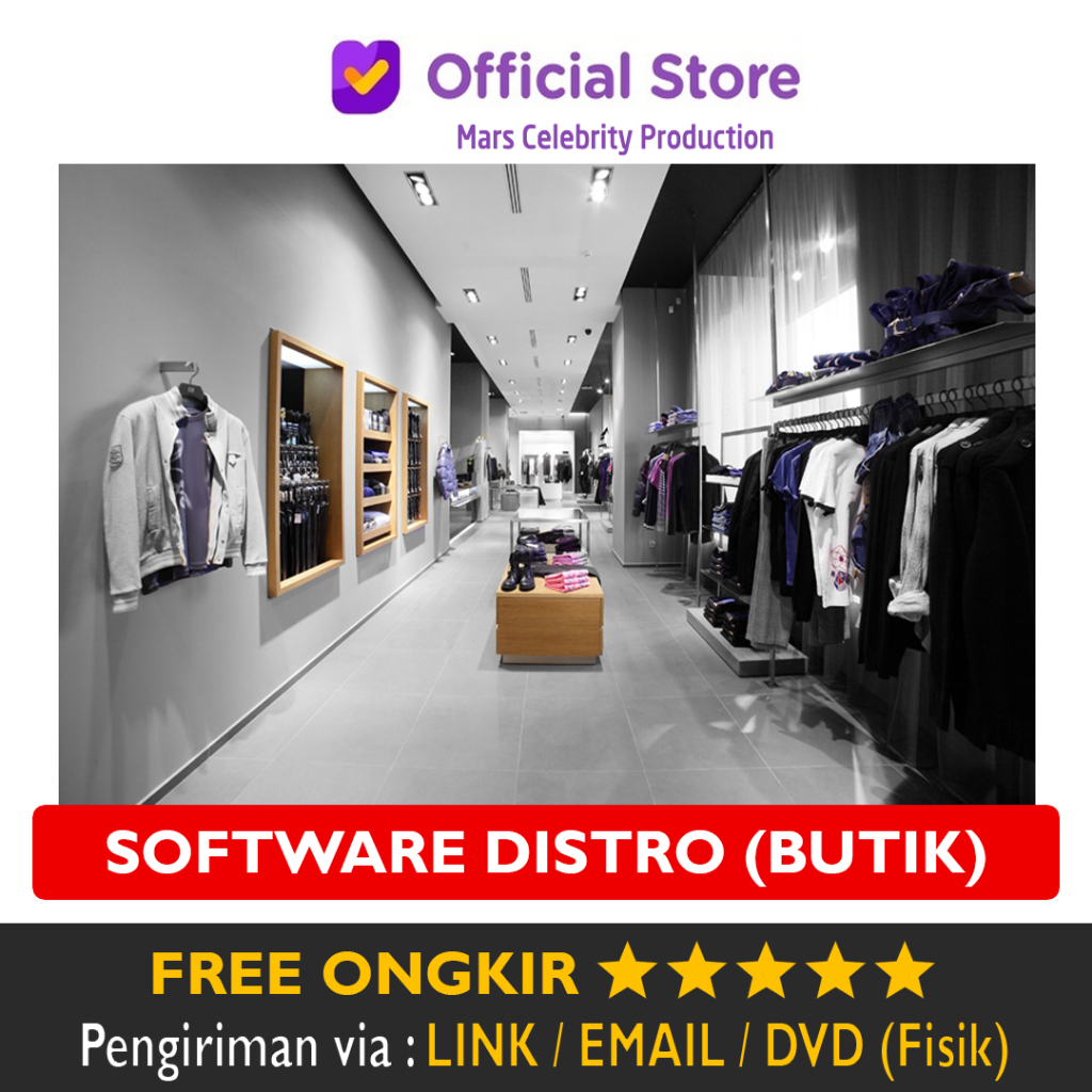 Jual Software Distro Butik Toko Baju Full Version Premium Aplikasi ...