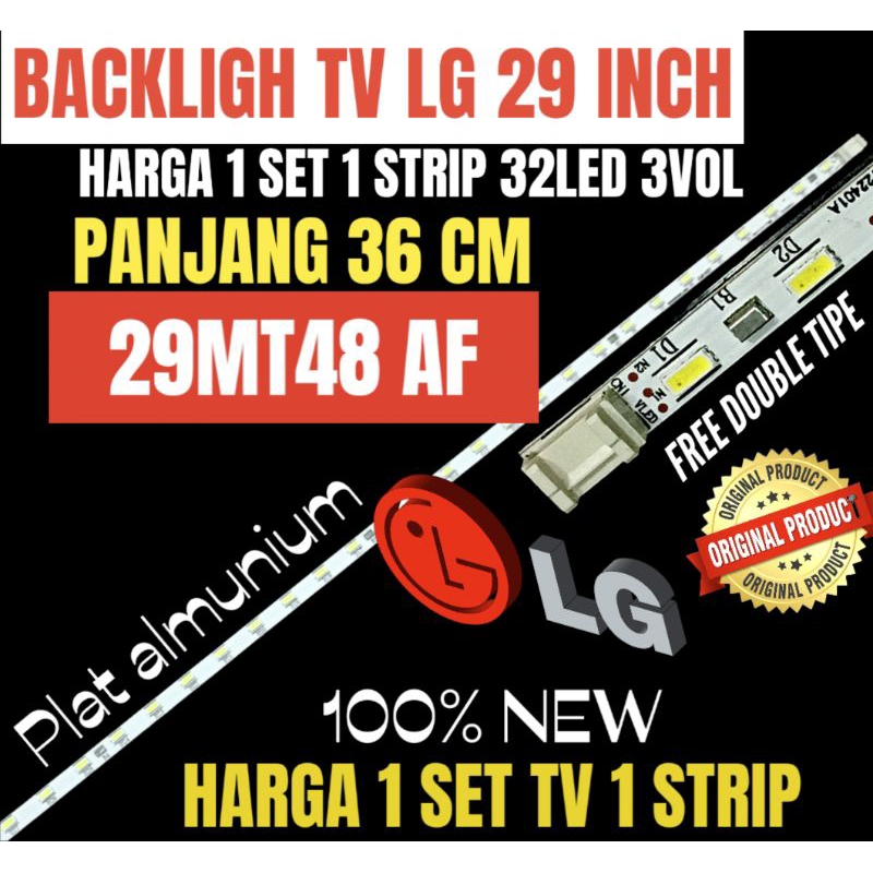 Jual BACKLIGHT TV LCD LED LG 29 INCH 29MT48AF BACKLIGHT TV LG 29 INCH | Shopee Indonesia