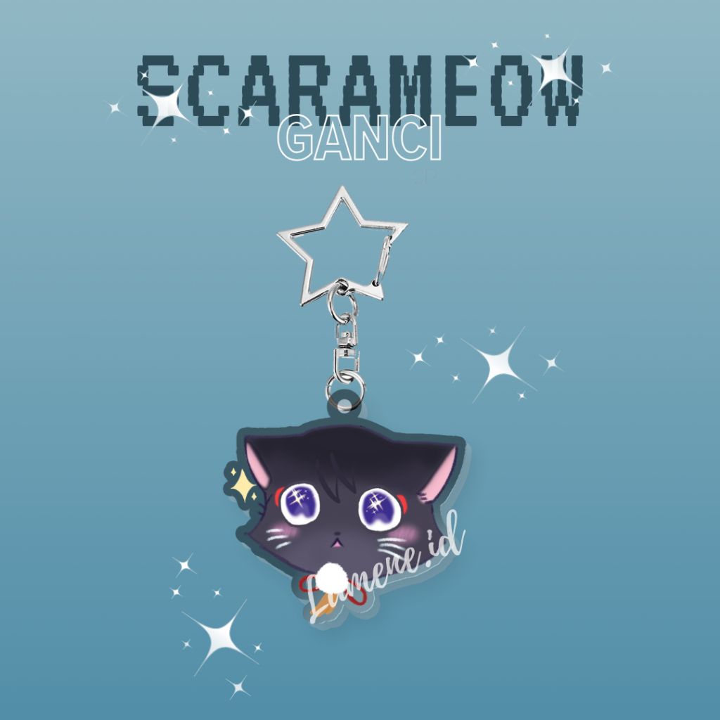 Jual Gantungan Kunci Akrilik Scaramouche/Acrylic Keychain | ScaraMeow ...