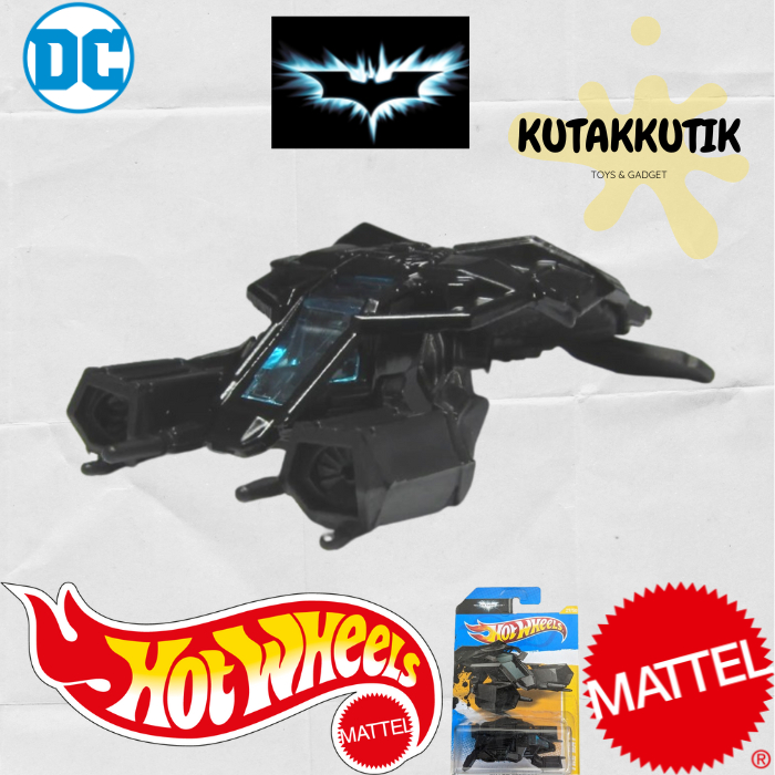 Jual Hotwheels Pesawat Tempur Batman 2012 HW Premiere Hitam The Bat ...
