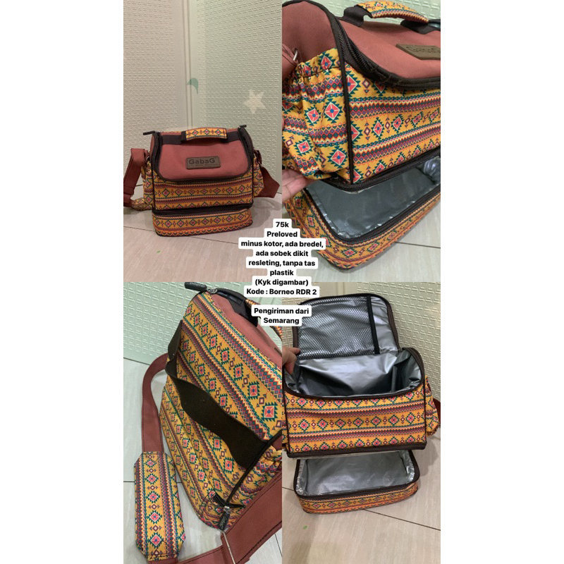 Jual Gabag Tas asi varian Borneo Preloved | Shopee Indonesia
