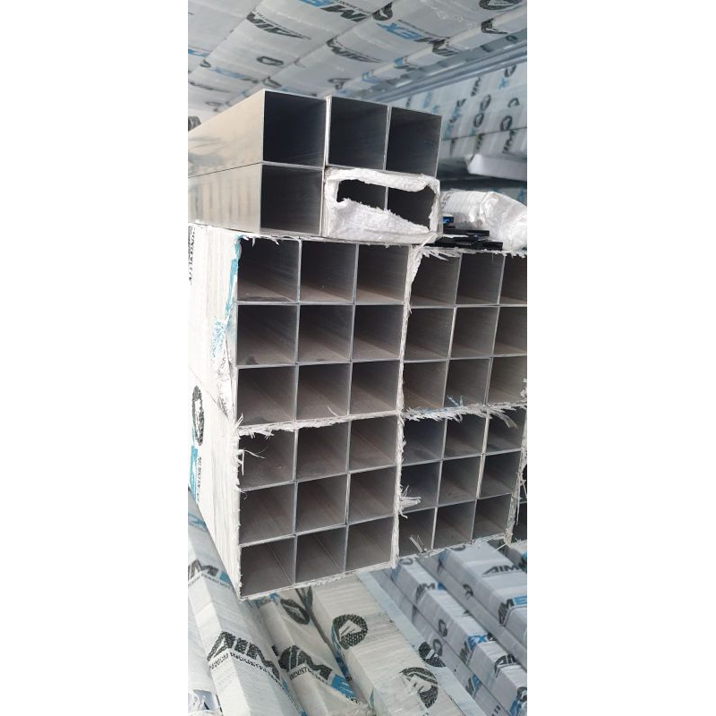 Jual Hollow / Holo / Kotak / Square Aluminium Profile 38.1mm x 38.1mm ...
