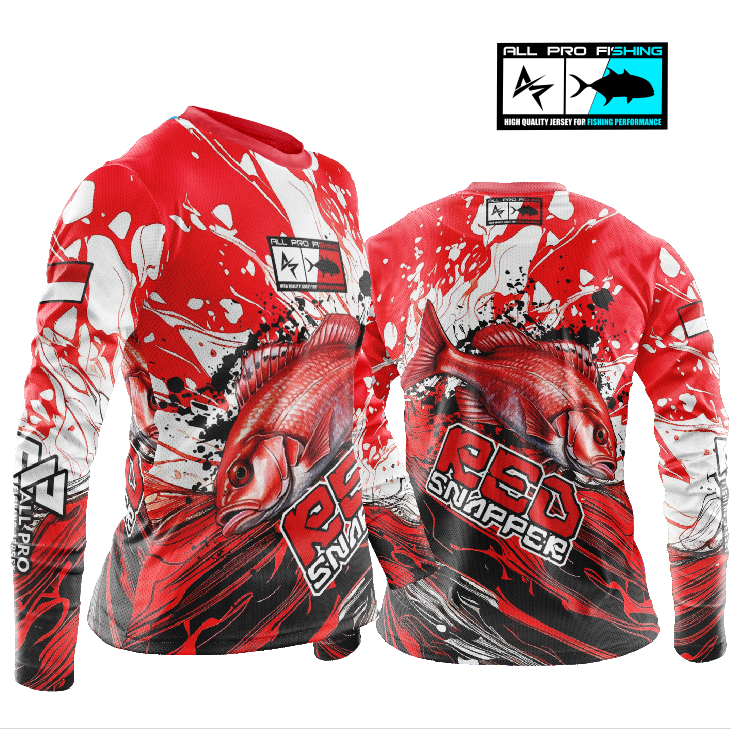 Jual Jersey Mancing Red Snaper,kurisi,kakap merah Allpro,Custom nama ...