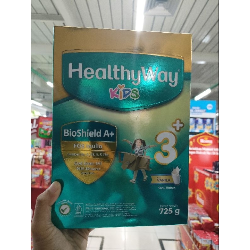 Jual Healthy Way 3+ madu/vanilla 725gr Ex sep"25 | Shopee Indonesia