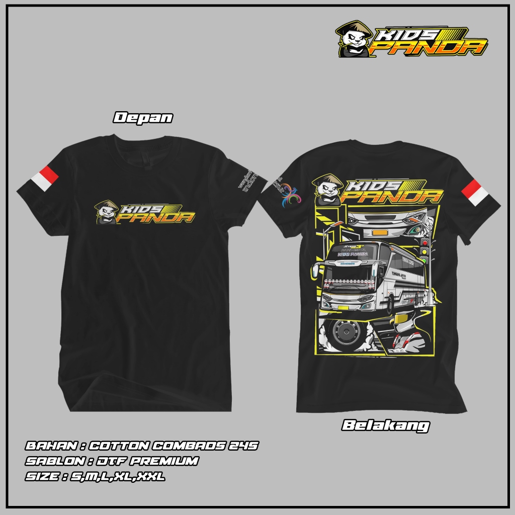 Jual KAOS BUS KIDS PANDA - KAOS BUS BASURI - KAOS BISMANIA - KAOS BUS ...